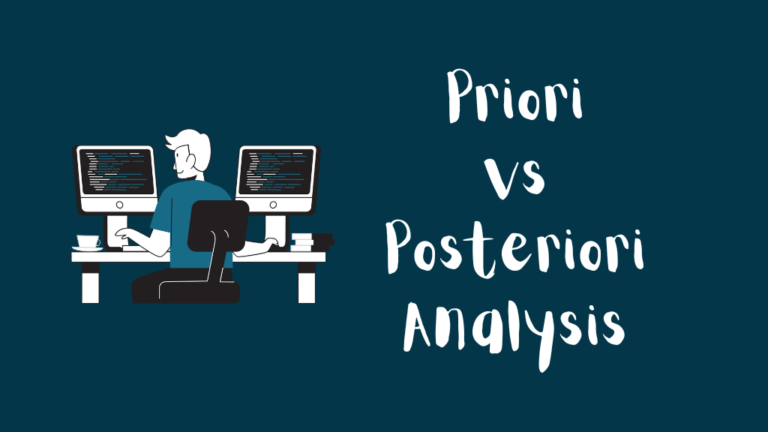 Difference Between Priori And Posteriori Analysis Algorithm To The Innovation